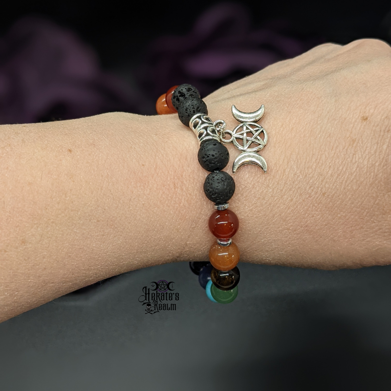 7 Chakra Charm Bracelet – HEKATE'S REALM